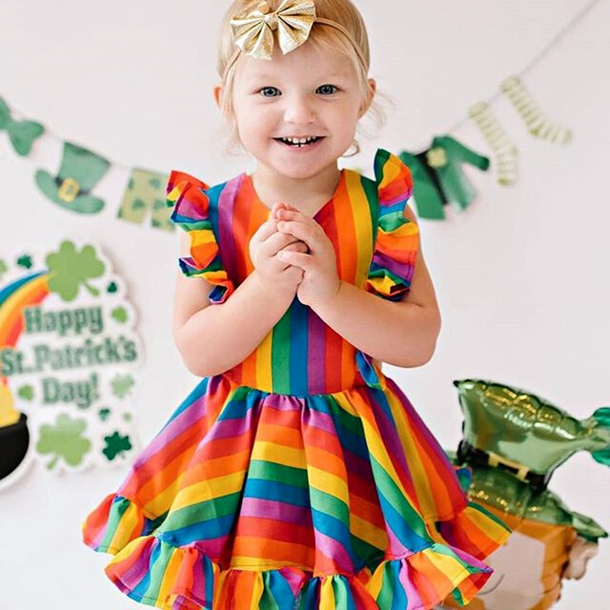 Rainbow dress - The Purple Lovey